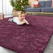 OLANLY Area Rugs for Living Room Bedroom, Machine Washable 4' x 5'11 ...