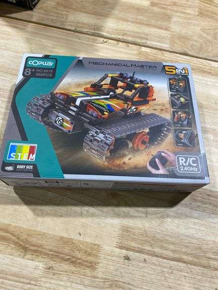 Opmind 5 in 1 STEM Remote Control Building Kit, 392Pcs Blocks Erector ...