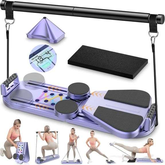 Joehea Pilates Board, Pilates Reformer Sets, 15 in 1 Multifunctional ...