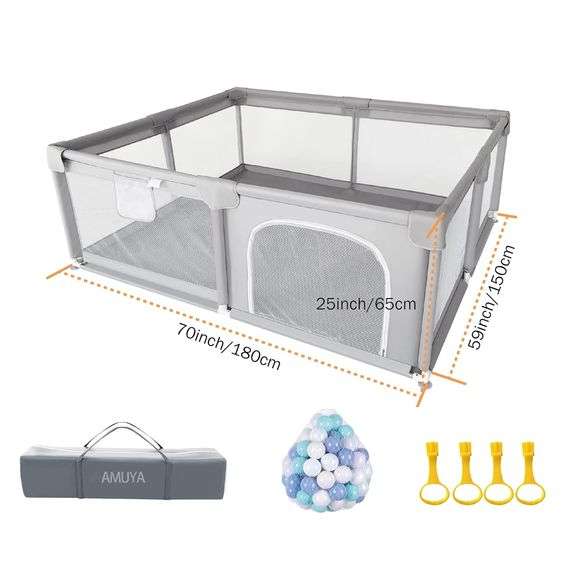 Baby Playpen, Large Playards for Babies and Toddlers,51x51 Baby Play ...
