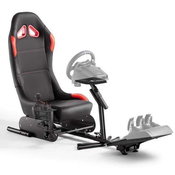 DIWANGUS Racing Simulator Cockpit Steering Wheel Stand with Seat Gaming ...