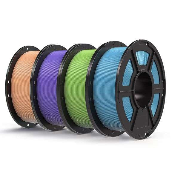 Anycubic PLA 3D Printer Filament Bundle, Intelligent PLA Filament, 1 ...