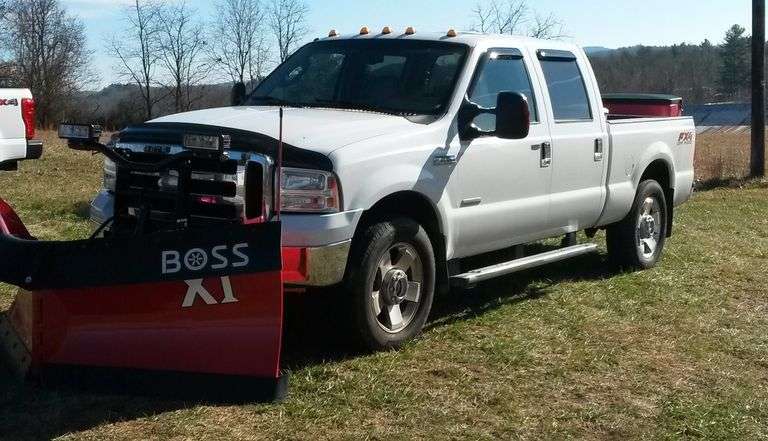 2007 Ford F-250 Fx 6.0 Liter Diesel w/ Boss 8ft Snow Plow, 100 Gal ...