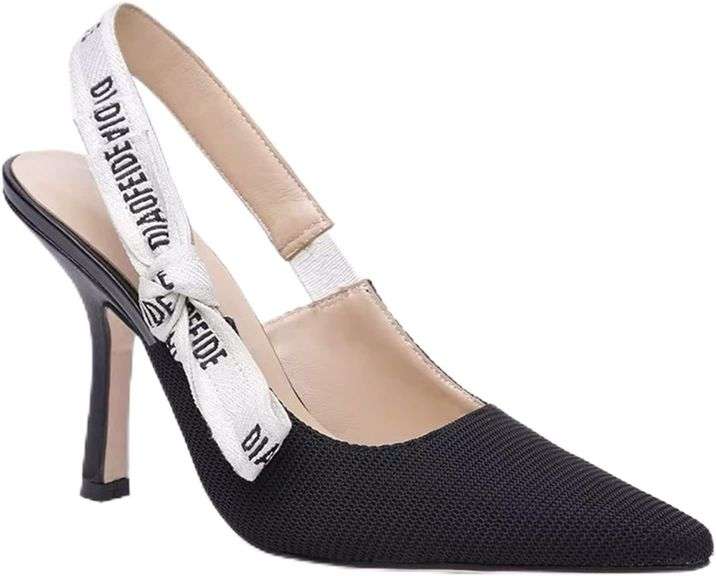 Bopchk Breathable Air Mesh High Heels Shoes Women Pointed Toe ...