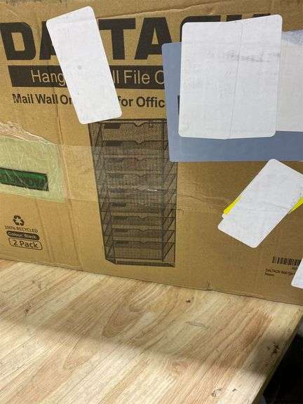 Hanging wall file cabinet racks - Matthews Auctioneers