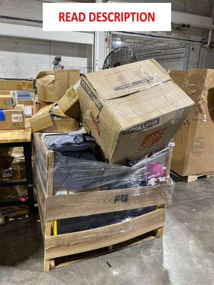 Salvage pallet - Matthews Auctioneers