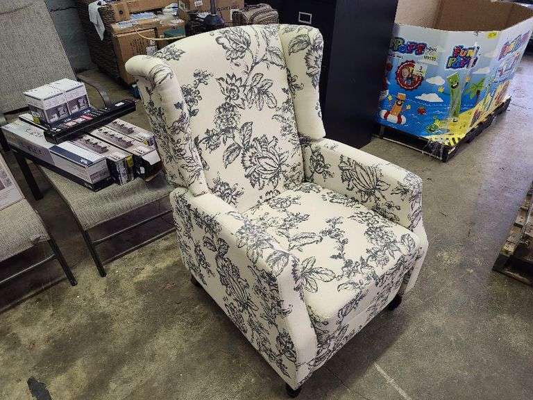 Flower recliner - Matthews Auctioneers