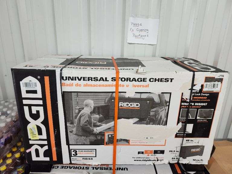 48 in. W x 24 in. D x 28.5 in. H Universal Storage Chest - Matthews ...