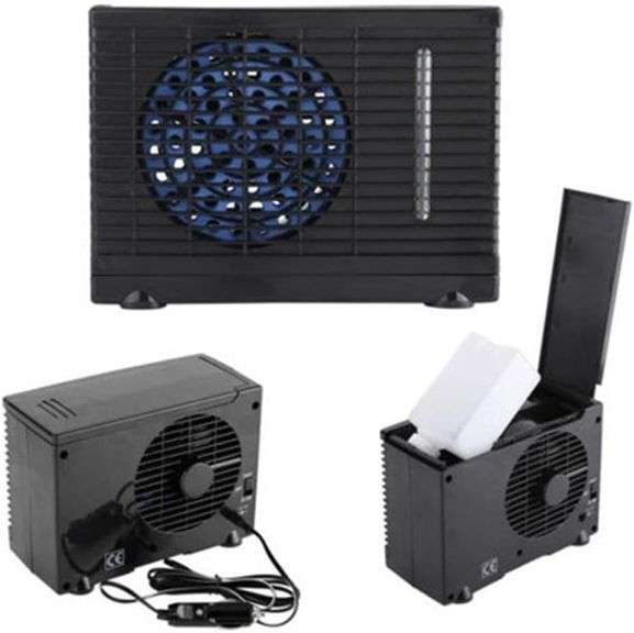 12V Car Air Condition,Portable Dashboard AC Car Cooling Fan,Instant ...