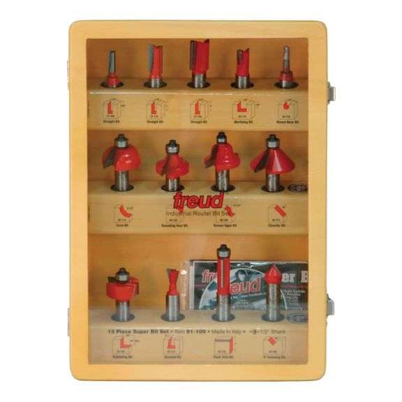 Freud Router Bit Set 13 pc - Matthews Auctioneers
