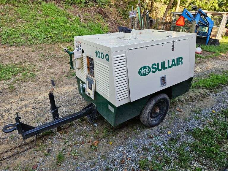 Sullair 100Q air compressor - Matthews Auctioneers