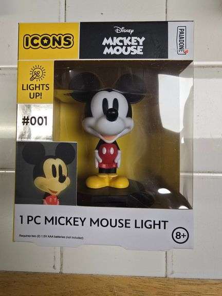 Disney 1 Pc Mickey Mouse Icons Light - Matthews Auctioneers