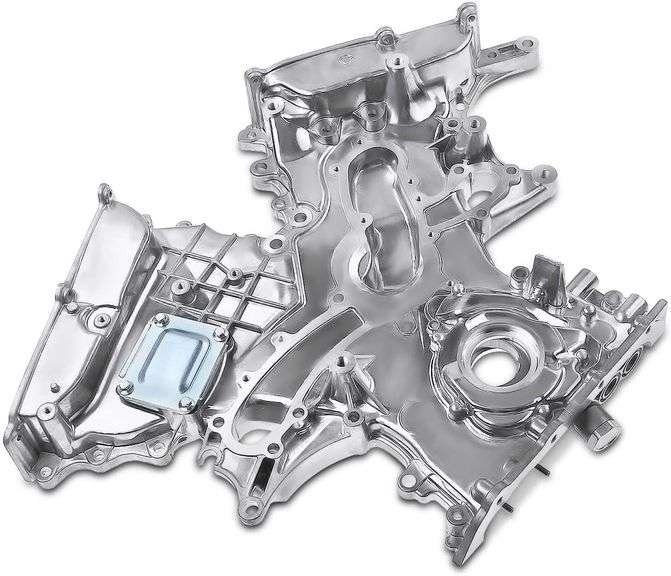 A-Premium Engine Timing Cover with Oil Pump Compatible with Toyota ...