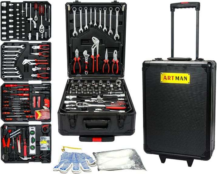 S.Walt Home Tool Set Kit -899 PCS Home Auto Repair Tool Kit with ...