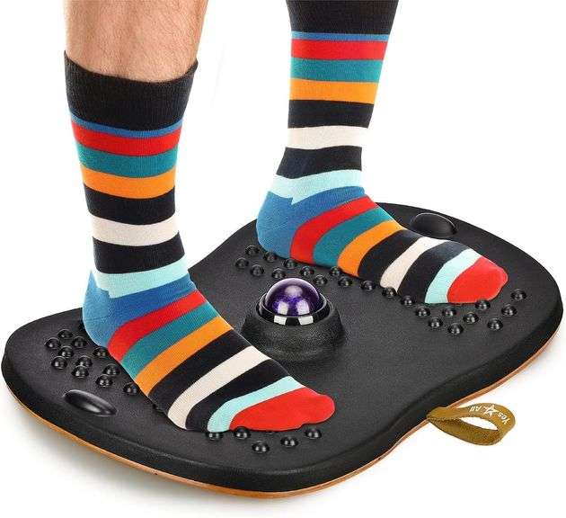Yes4All Wobble Balance Board for Standing Desk/Anti-Fatigue Office Foam ...