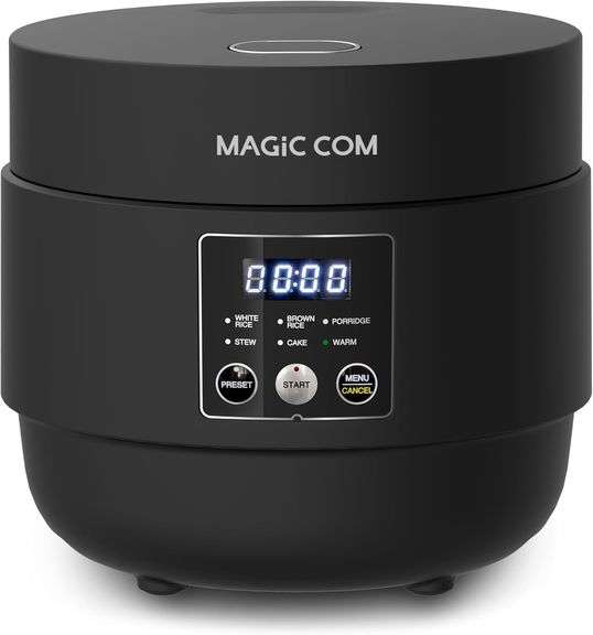 MAGiC COM Rice Cooker 4 Cup(Uncooked) 8 Cup(Cooked), Small Rice Cooker ...