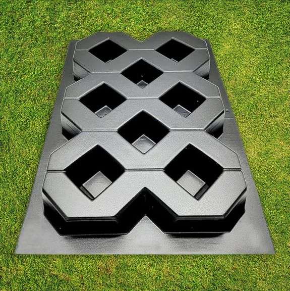 BETONEX Plastic ABS 2mm Cement Mold Lawn Grate - Paver Reusable Paving DIY Stepping Stone Mold ...