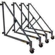 46-in Outrigger Set with 1000-lb Load Capacity and 5-in Caster Wheels ...