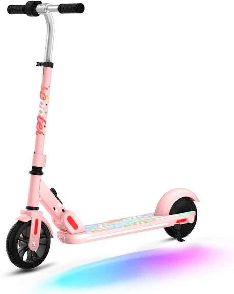 ANHAO New Upgraded Electric Scooter for Kids Ages 6-12, Foldable Kids ...