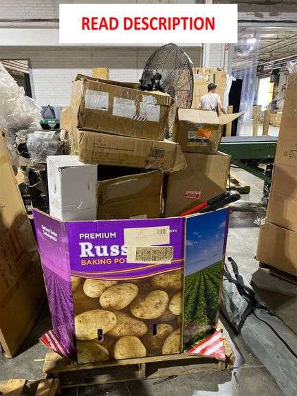 Salvage pallet - Matthews Auctioneers