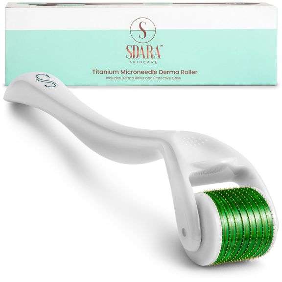 Derma Roller Microneedling Roller for Face - Includes Free Storage Case ...