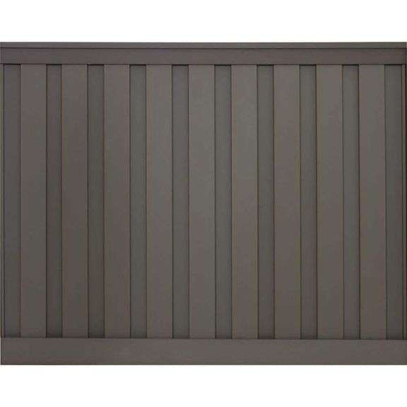 (4) Seclusions 6 ft. X 8 ft. Winchester Grey Wood-Plastic Composite ...