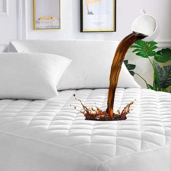 UNILIBRA 100% Waterproof Quilted Mattress Pad King Size, 6'-19' Deep ...