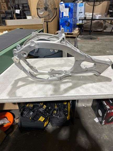 Aluminum Motorcycle Frame - Matthews Auctioneers