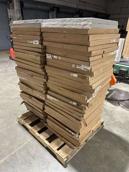Pallet Of 24in x 24in Plastic Grey Pavers With Damage - Matthews ...