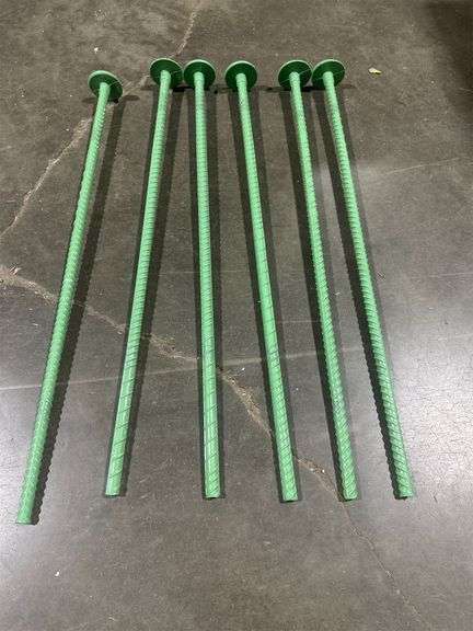(6) 3/4in x 36in Rebar Anchors With Driving Head - Matthews Auctioneers