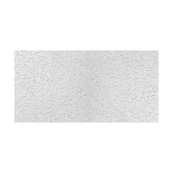 2 ft. X 4 ft. Fifth Avenue White Square Edge Lay-In Ceiling Tile (case ...