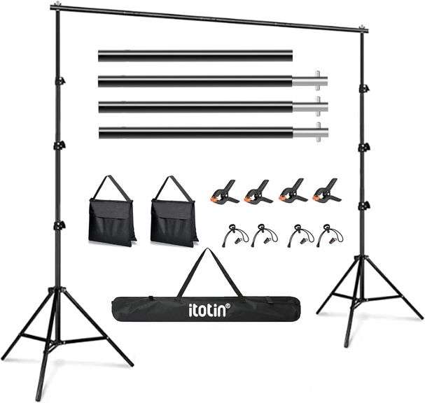 Aluminum Light Stand for Photography 9.5ft/ 2.8m Heavy Duty Light ...