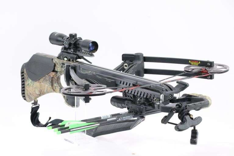 Barnett Vengeance Crossbow Package with 3x 32mm Multi-Reticle Scope ...