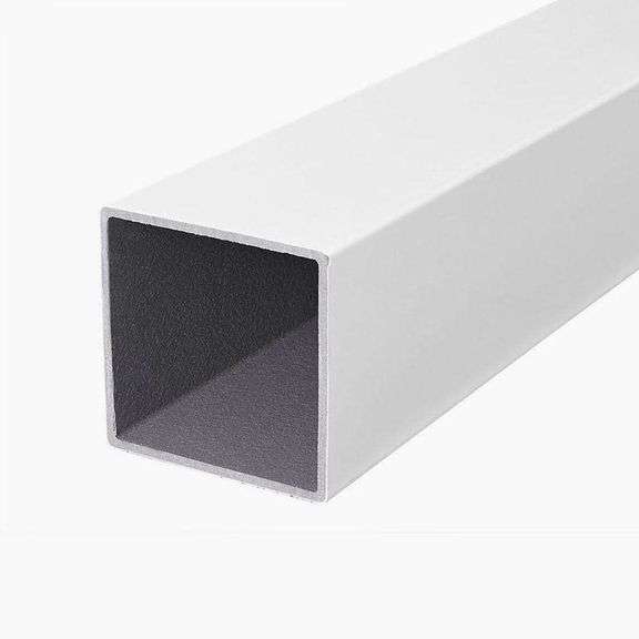 (2) ArmorGuard 4 in. X 4 in. X 40 in. White Composite Post Sleeve ...