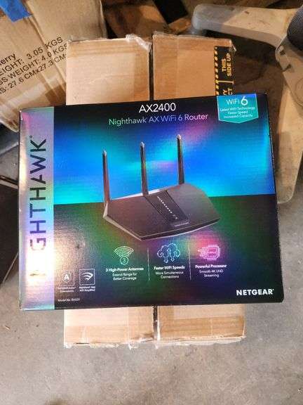 Netgear Nighthawk AX 2400 Router - Matthews Auctioneers