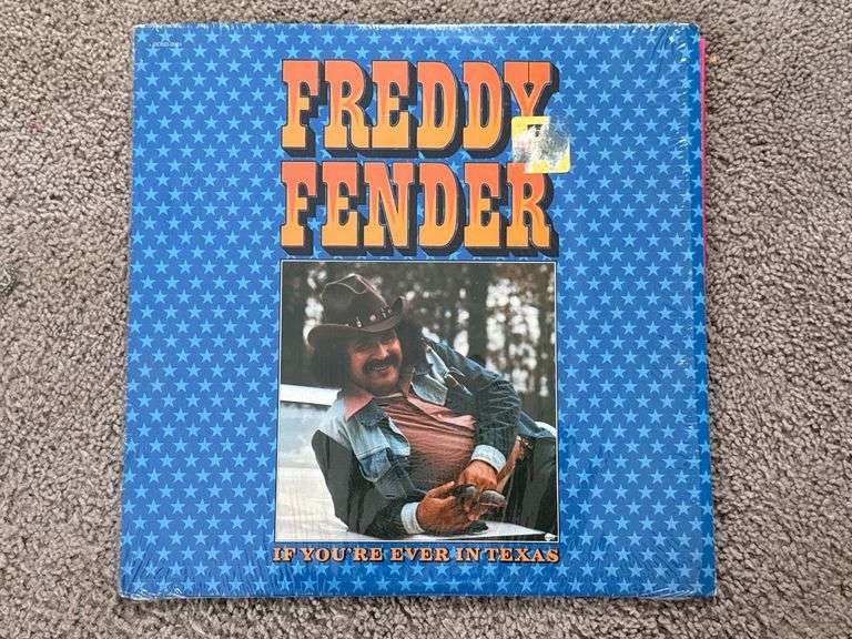 Freddy Fender Vinyl Album - If You're Ever In Texas - Matthews Auctioneers
