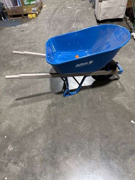 Jackson 6 cu. ft. Steel Wheelbarrow - Matthews Auctioneers