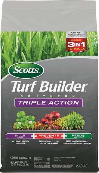 Scotts Turf Builder Southern Triple Action - Weed Killer, Lawn ...