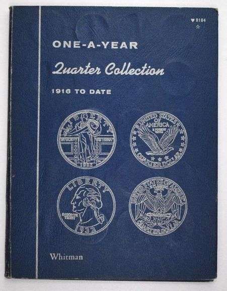 Group of (56) Quarters in Vintage Whitman Folder - Matthew Bullock ...