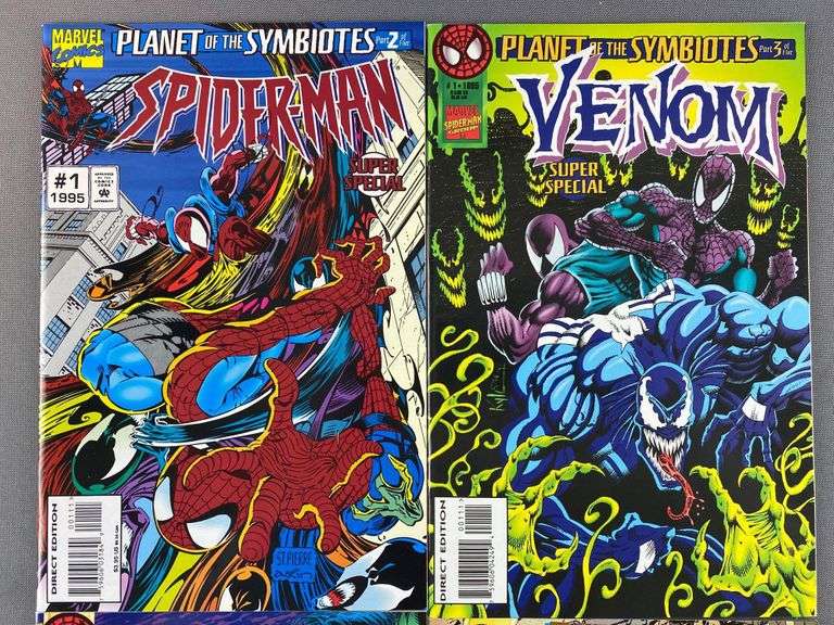 Group of 4 Marvel Comics Spider-Man and Venom Super Special Comic Books ...