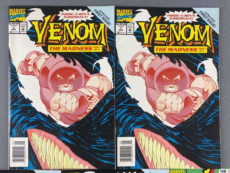 Group of 5 Marvel Comics Venom The Madness Comic Books - Matthew ...