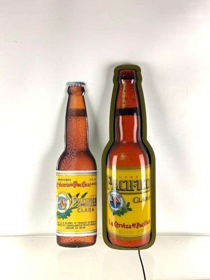 Group of 2 Pacifico Clara Advertising Beer Signs - Matthew Bullock ...