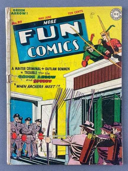 DC Comics More Fun Comics No. 97 Comic Book - Matthew Bullock Auctioneers