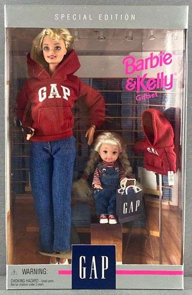 Special Edition Gap Barbie & Kelly Barbie Fashion Dolls Set - Matthew ...