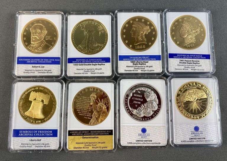 Group of 16 Limited Edition Collectors Coins - Matthew Bullock Auctioneers
