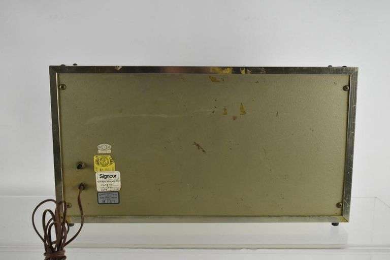 Vintage Zenith Chromacolor Light Up Advertising Motion Sign - Matthew ...