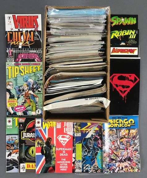 Short box of 100+ assorted comic books and more - Matthew Bullock ...