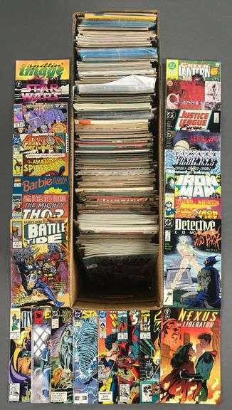 Long box of 200+ assorted comic books - Matthew Bullock Auctioneers