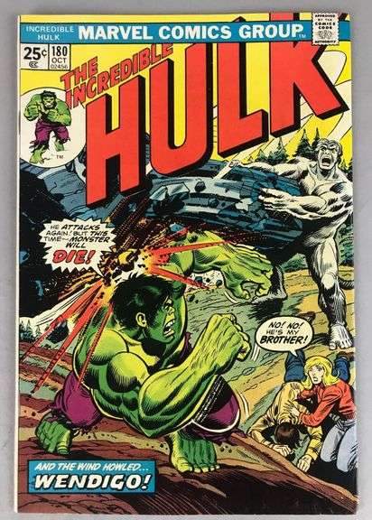 Marvel Comics The Incredible Hulk No. 180 Comic Book - Matthew Bullock ...