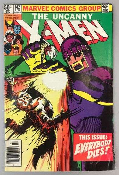 Marvel Comics X-Men no. 142 comic book - Matthew Bullock Auctioneers